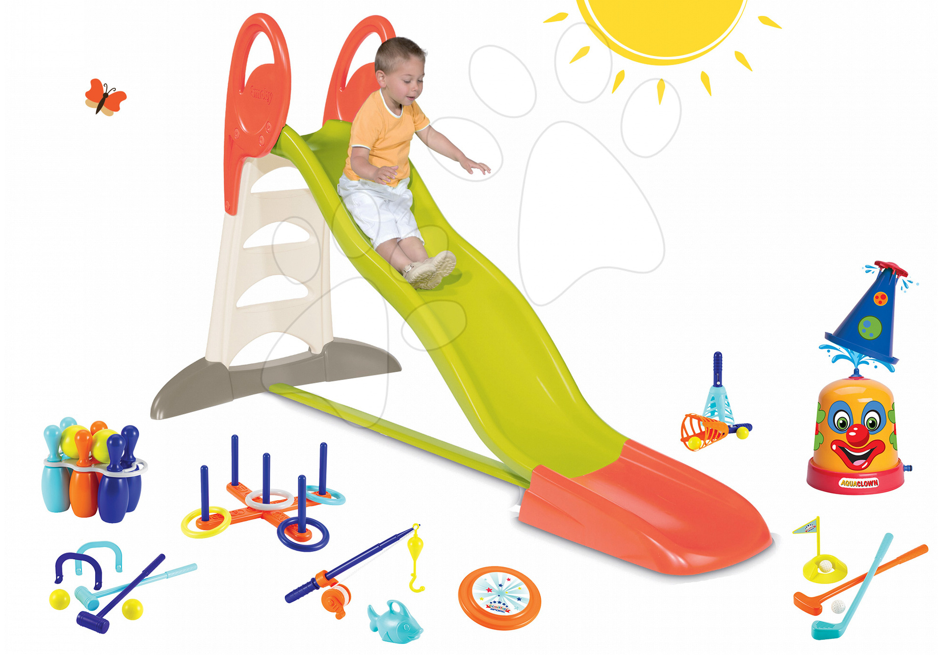 Dječji tobogan Smoby XL i hobotnica koja prska vodu BIG