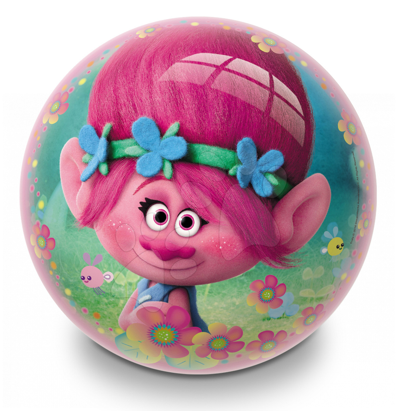 Gyerek labda Trolls Poppy Mondo