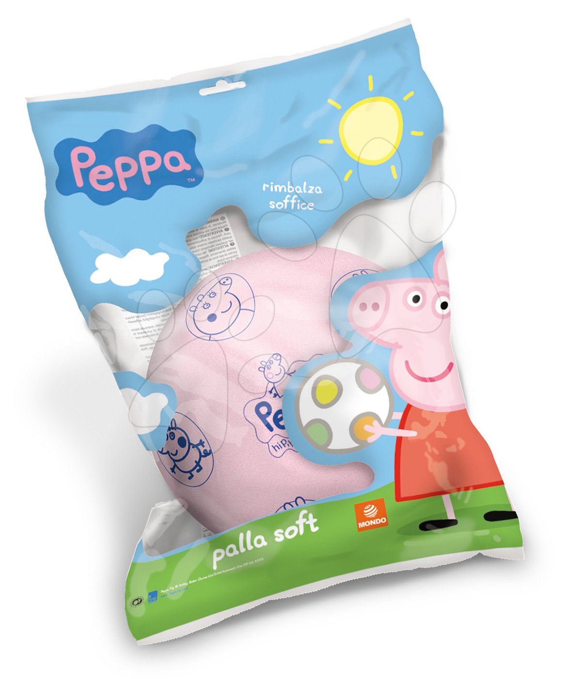 Gyerek habszivacs labda Peppa Pig rózsaszín